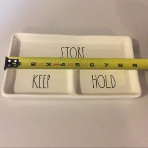 Rae Dunn | Storage & Organization | Rae Dunn Ceramic Divided Tray ...